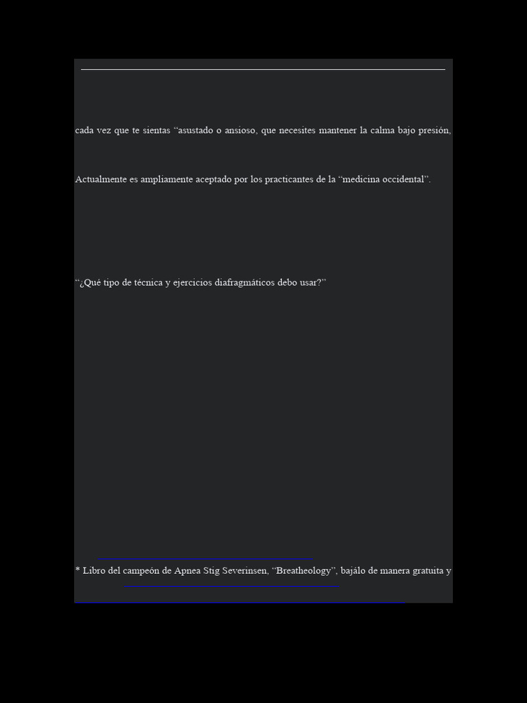 Comparto 'Ejercicios de Respiración Diafragmática y El Nervio Vago' Con Usted | PDF | Estrés ...