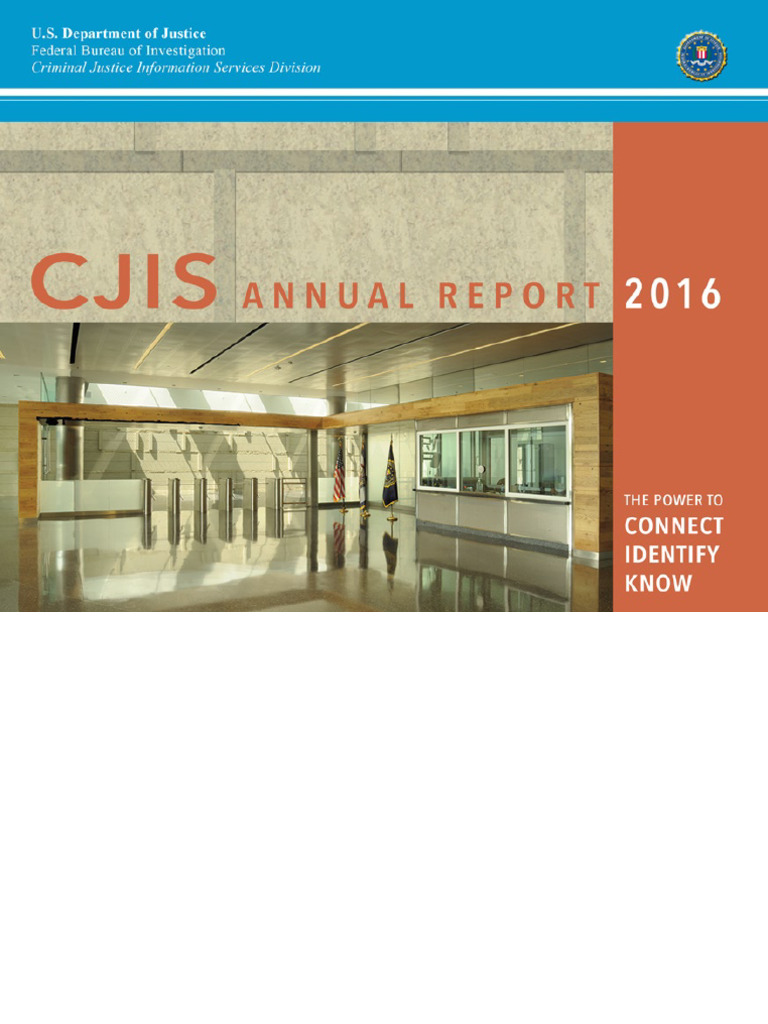 2016 CJIS Annual Report | PDF | National Instant Criminal Background ...