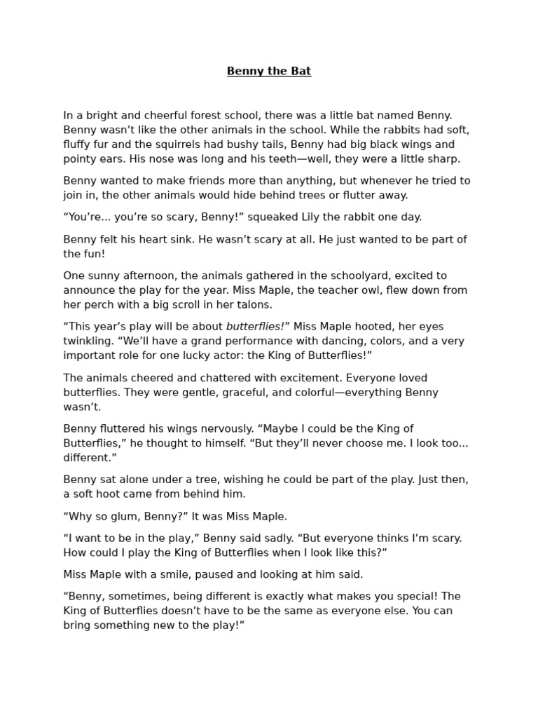 Benny The Bat-1 (1) (AutoRecovered) | PDF | Bat