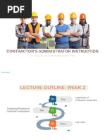 Architect Contract Instruction Template | PDF