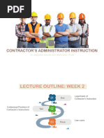 Architect Contract Instruction Template | PDF