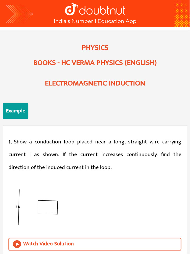 545 Books Doubtnut Question Bank | PDF | Inductor | Inductance
