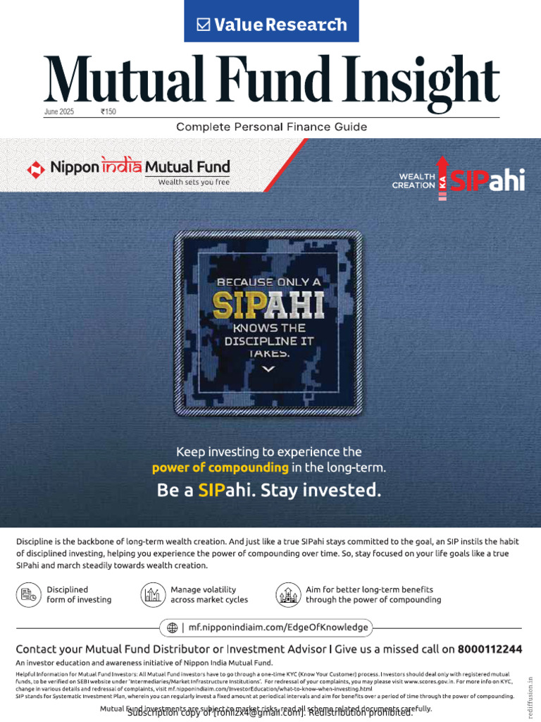 Mutual Fund Insight Jun 2025 | PDF | Investing | Exchange Traded Fund