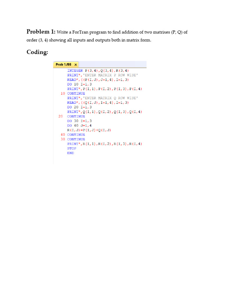 Report 4 - Subscripted Variable | PDF