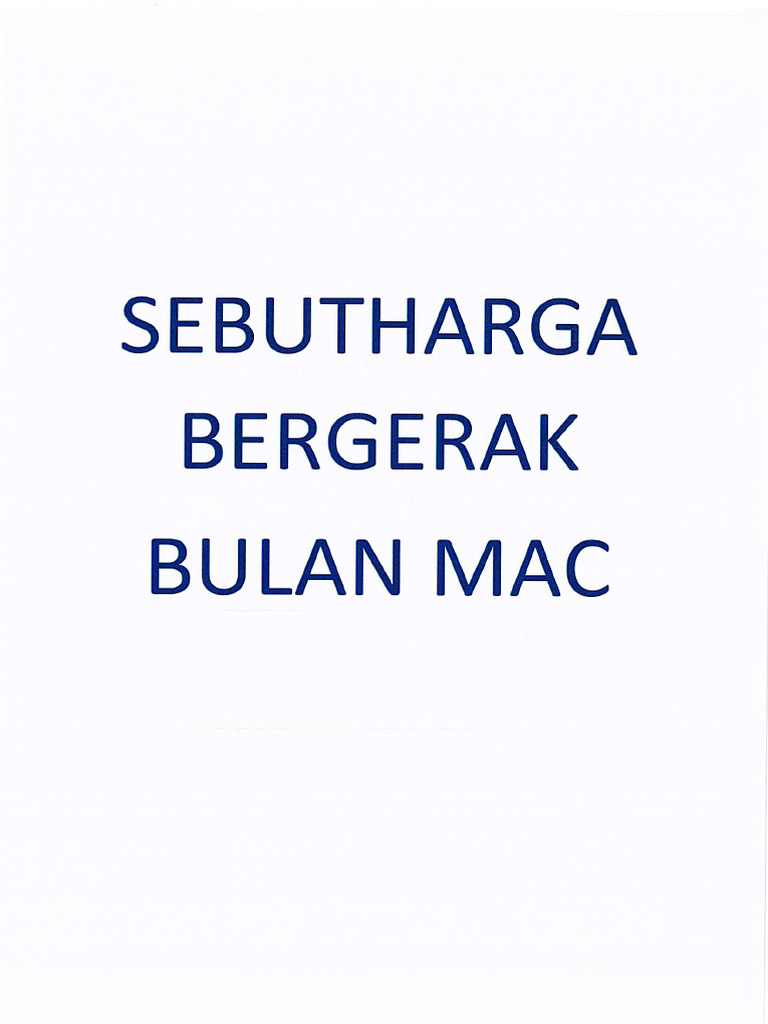 Sebutharga Mac 2025 | PDF