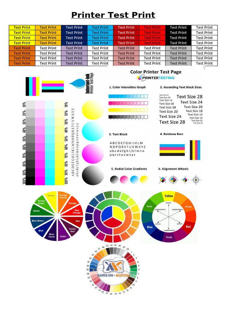 Test Print A4 All Colour - 1632299974 | PDF