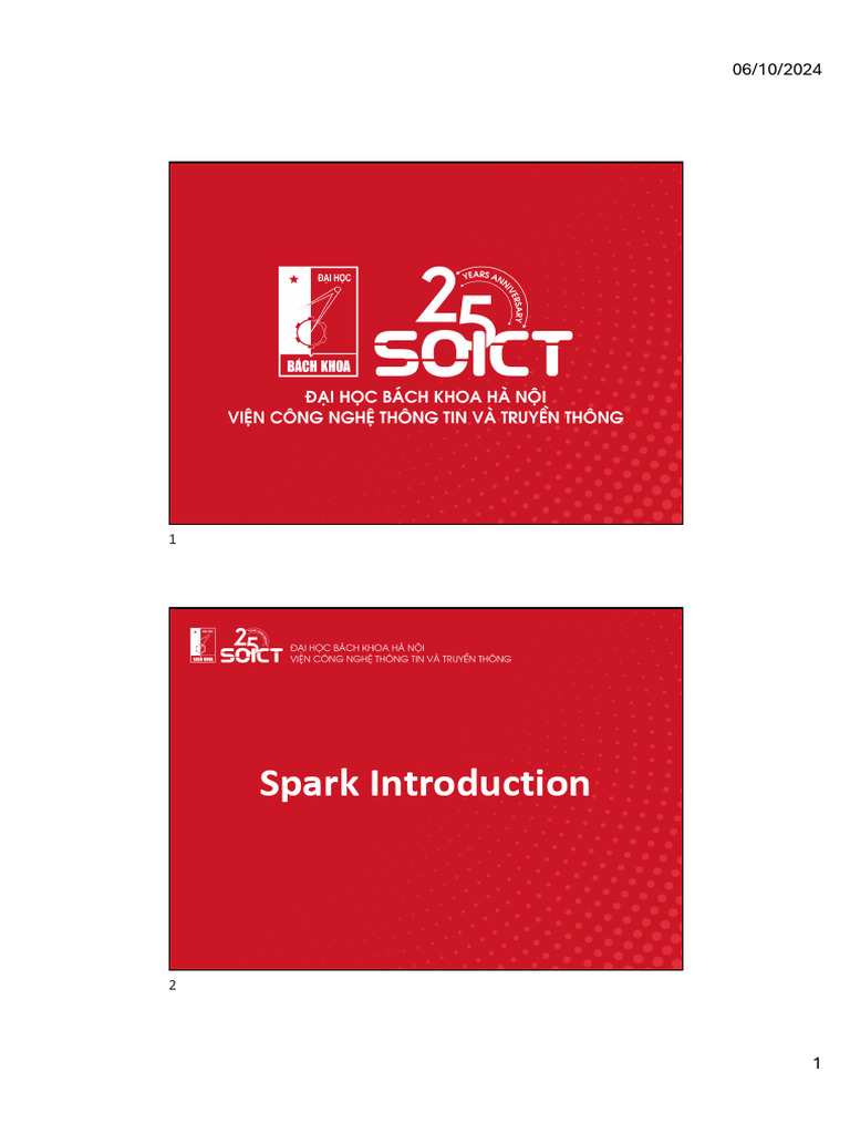 Lecture 4 - Spark Introduction | PDF | Apache Spark | Apache Hadoop