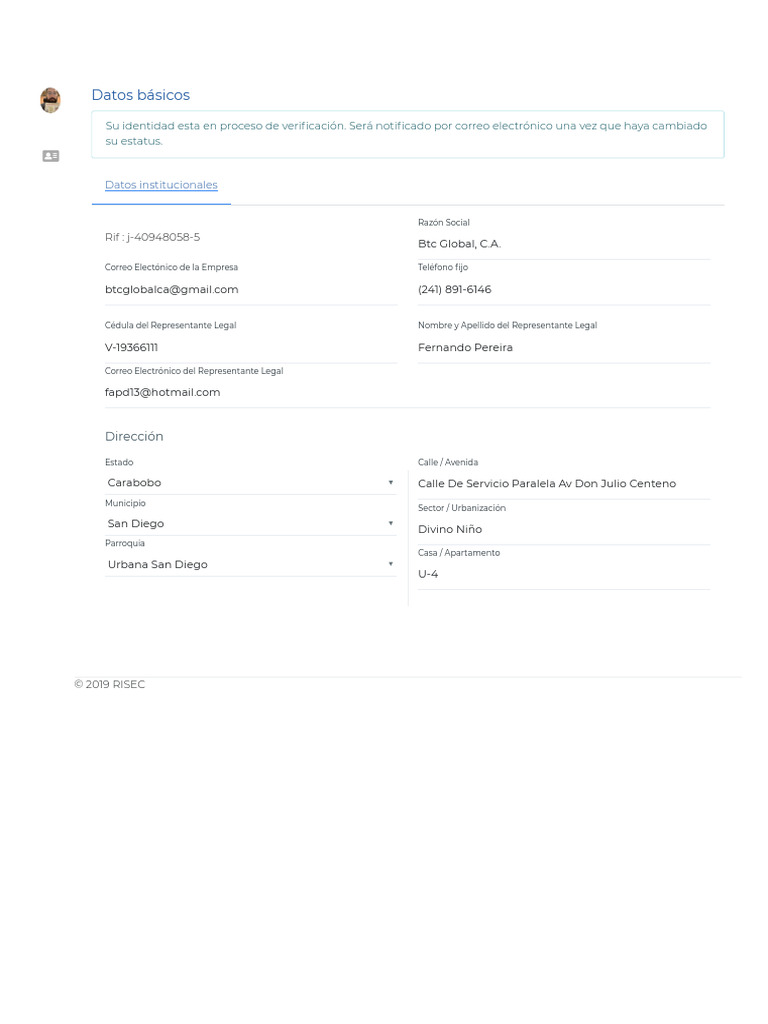 Datos básicos - RISEC | PDF