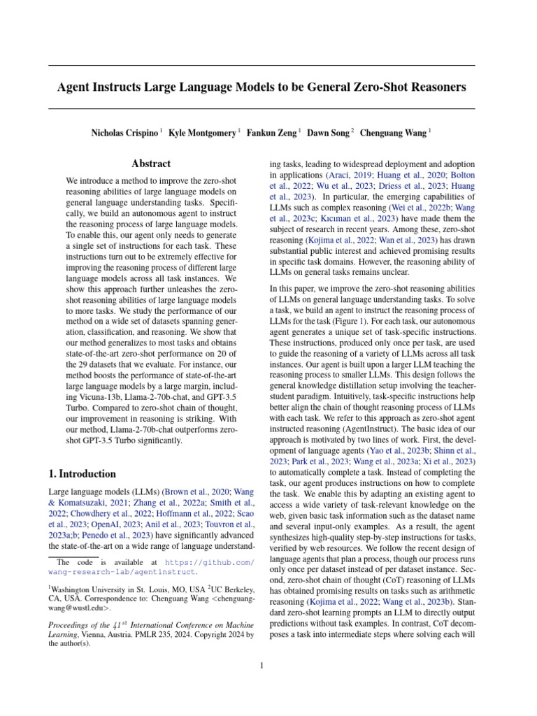 Agent Instructs LLMs | PDF | Learning | Cognitive Science