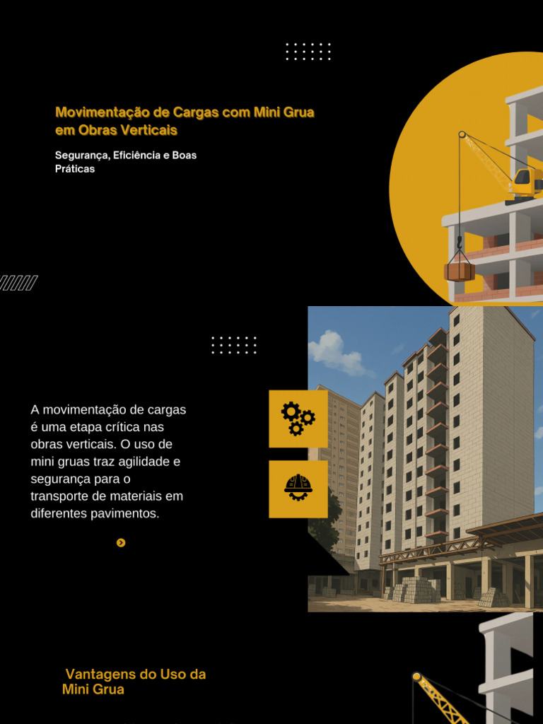 Black and Yellow Geometric Modern Engineering Project Presentation ...