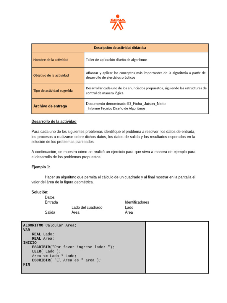 Anexo02_Informe_Tecnico_Aplicacion_Diseno_de_Algoritmos_220501096_AA2 | PDF | Algoritmos ...