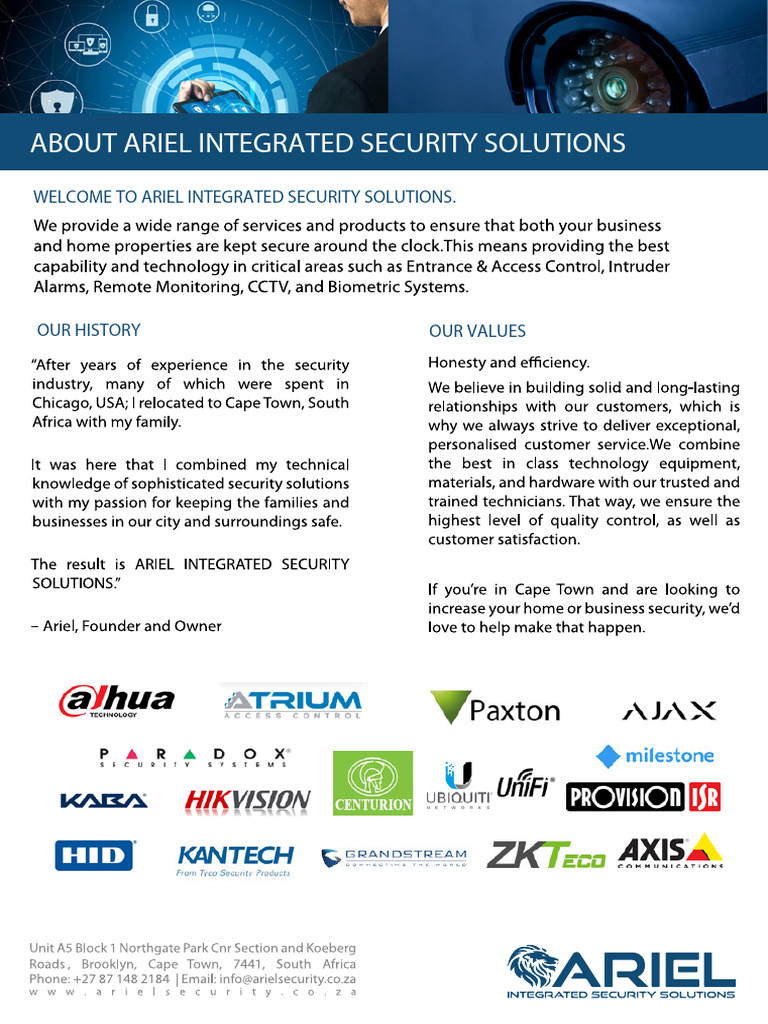 Ariel - Company Profile | PDF