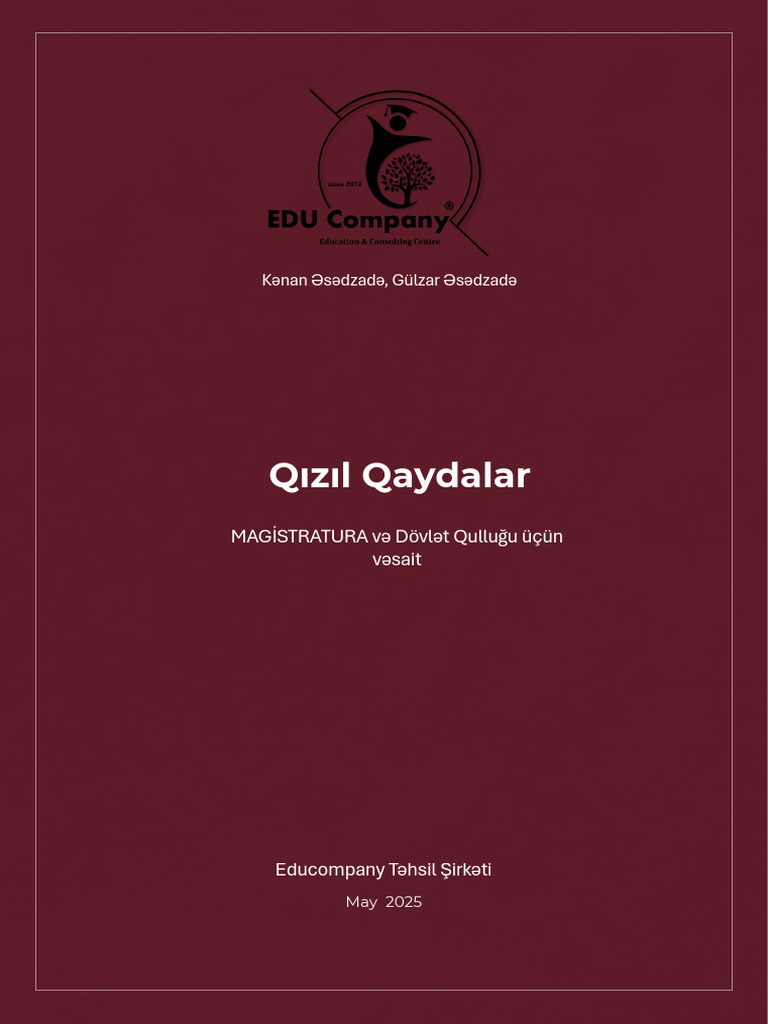 QIZIL QAYDALAR | PDF