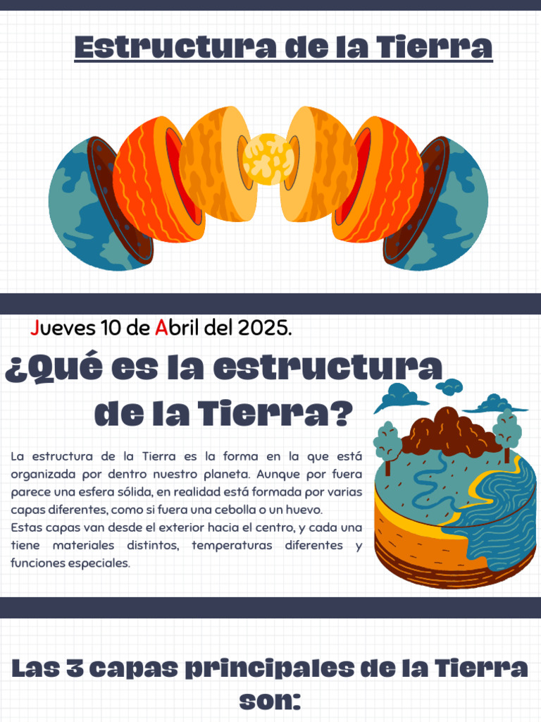 Estructura Interna de la Tierra | PDF