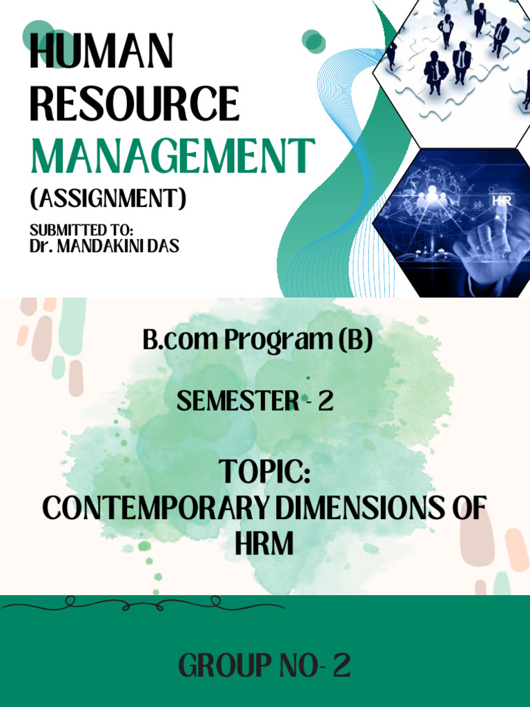 HRM Presentation | PDF | Diversity (Business) | Human Resource Management