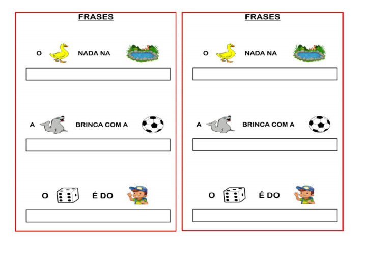 Forme Frases 2 | PDF