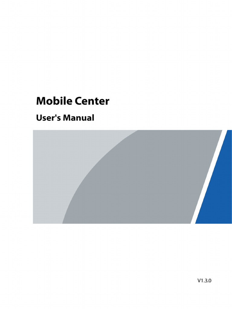 Mobile Center User Manual - ENG | PDF