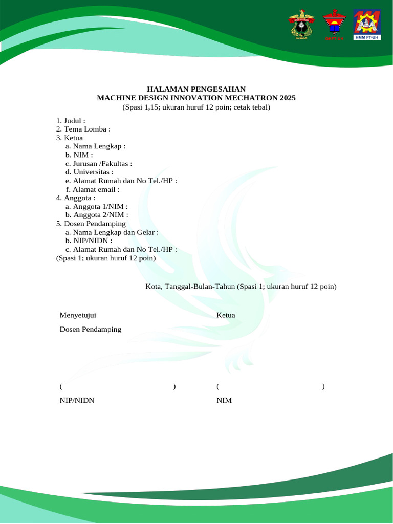 Lembar Pengesahan | PDF