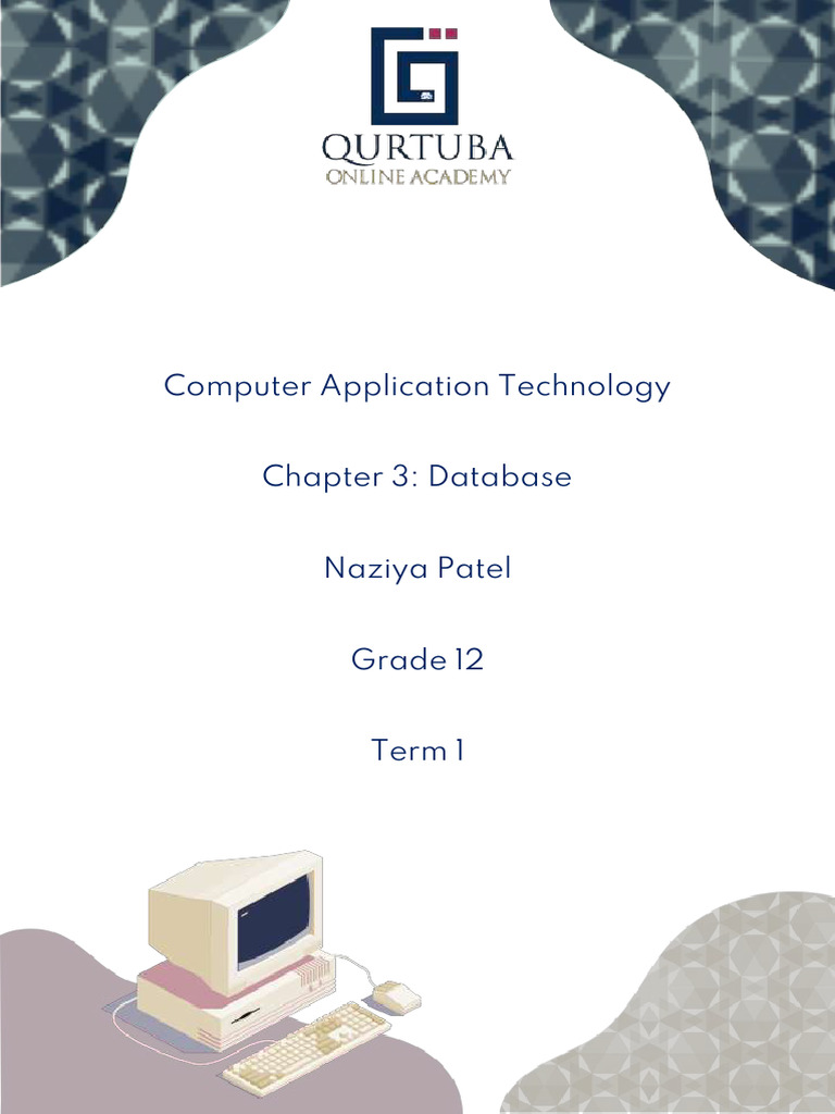 1706256595650-T1 Chapter 4 Database | PDF | Table (Database) | Databases