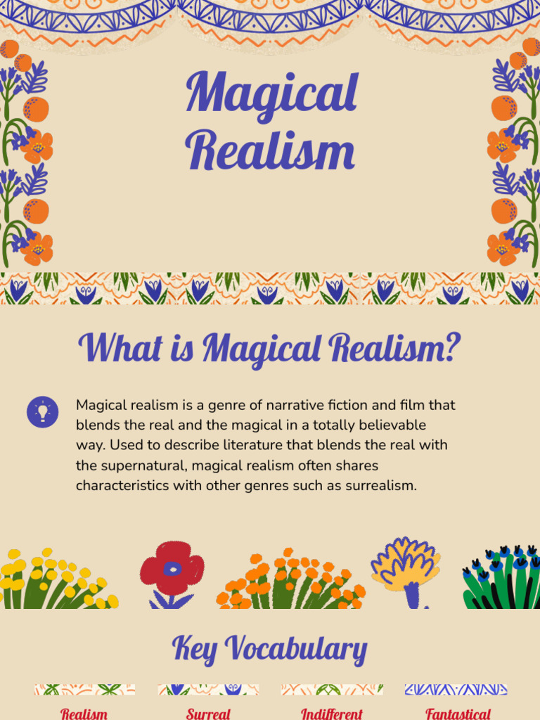 Magical Realism - Google Slides | PDF | Gabriel García Márquez | Fantasy