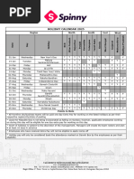 SMU Academic Calendar 2024-2025 | PDF | Jewish Holidays | Observances