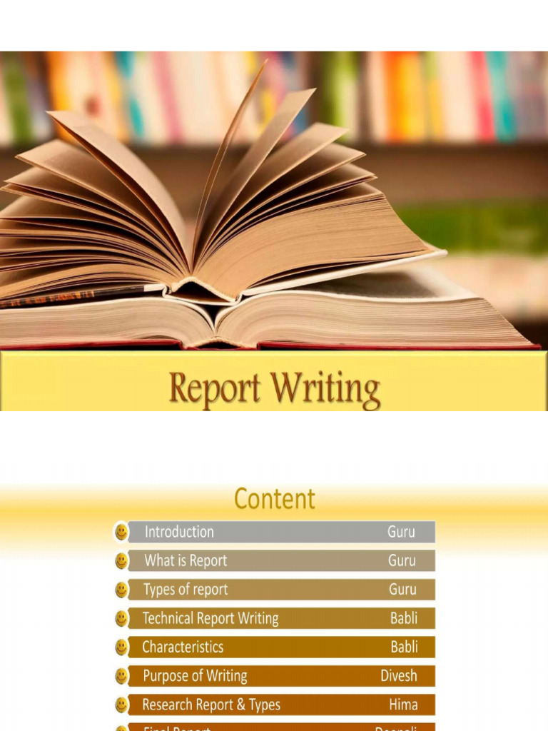 Report Writing | PDF