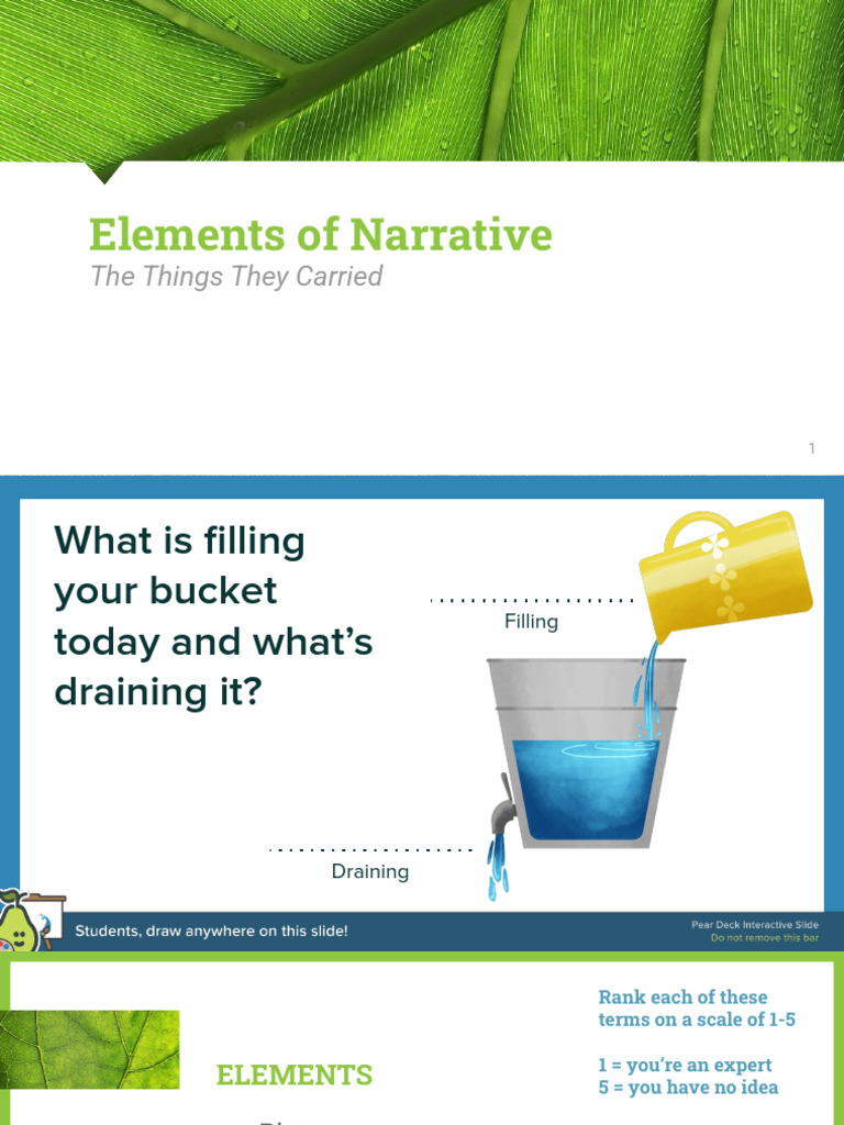 Elements of Narrative Intro | PDF | Narration