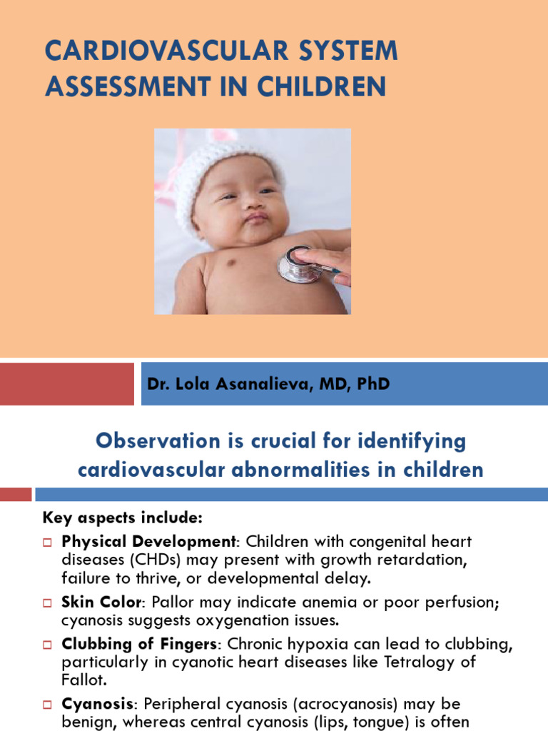 2 Cardiovascular System Assessment in Children | PDF | Heart | Pulse