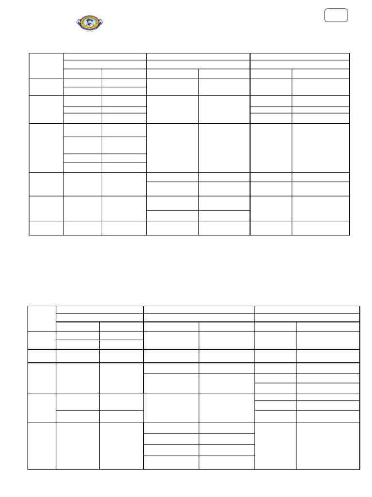 BCA Exam Time Table June 2025 | PDF | Databases | Computer Programming