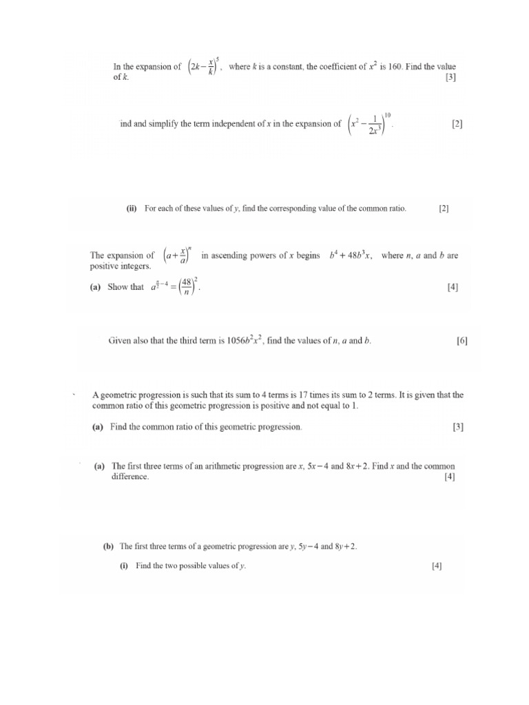 Grad 9 Drad 9 Add Math Review | PDF