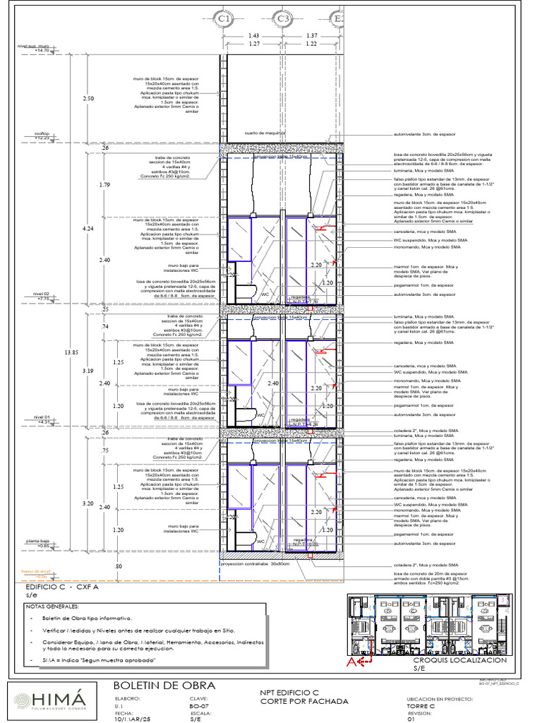 Bo-07 NPT Edificio C | PDF | edificio | Materiales de construcción
