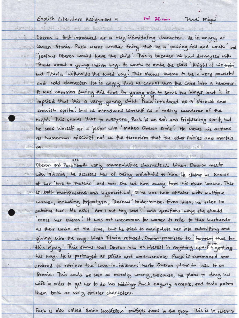 A07 GCSE English Literature | PDF