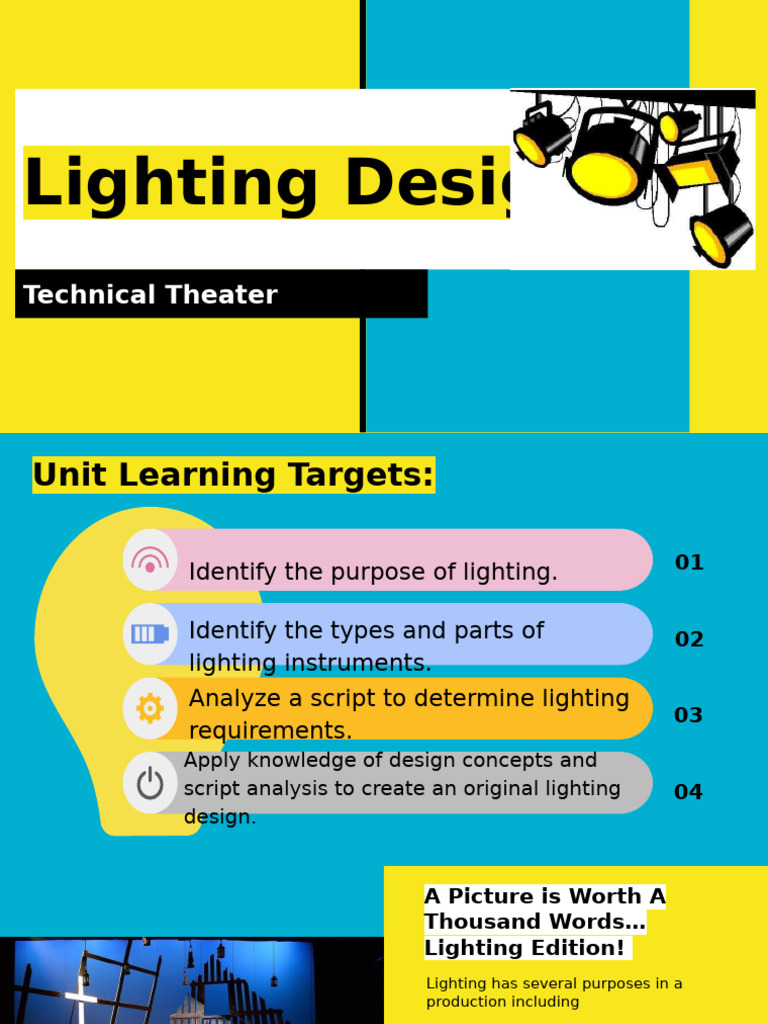 Lighting Design in Technical Theater | PDF | Lighting | Cognitive Science