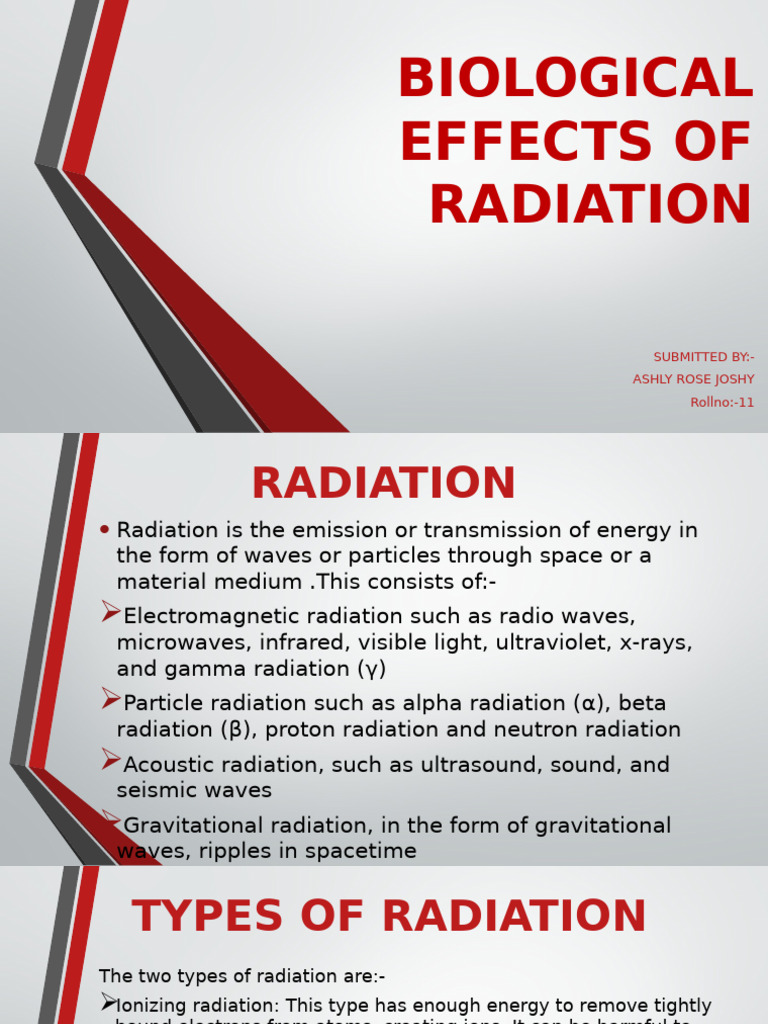 Biological Effects of Radiation | PDF | Radiation | Electromagnetic ...