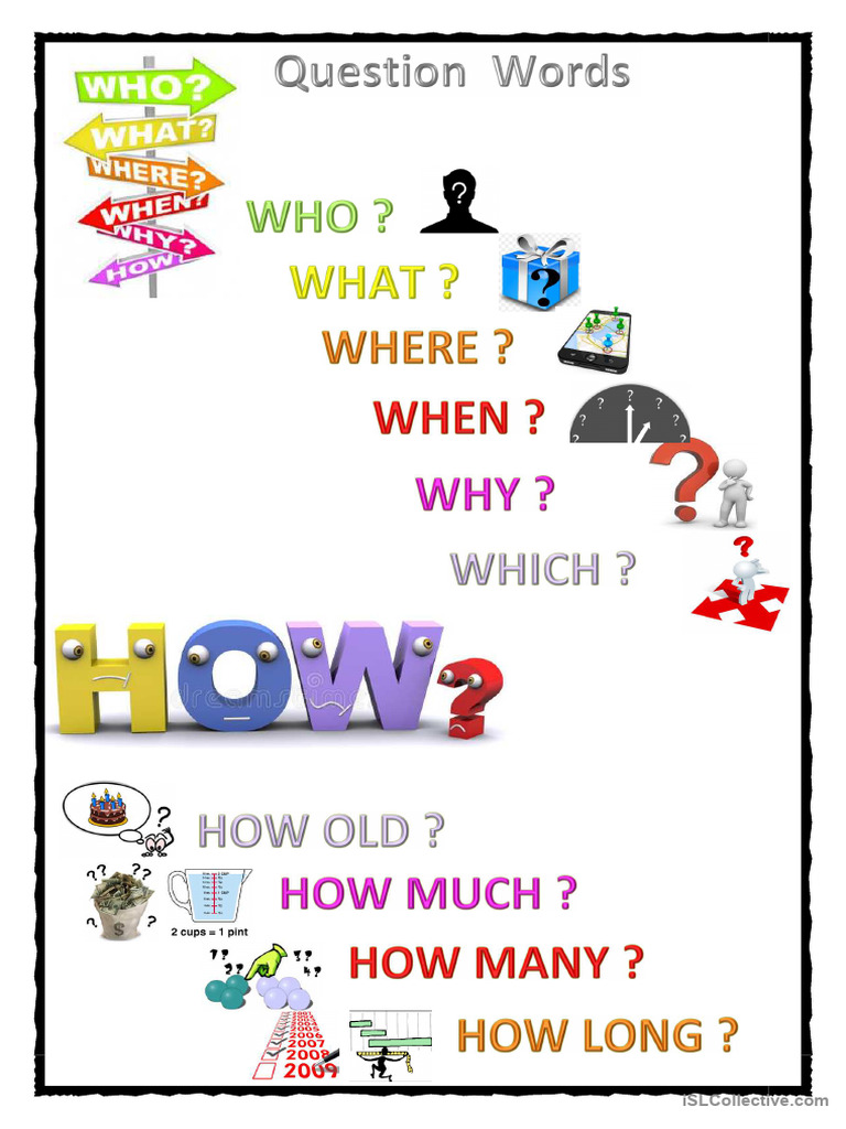Question Words | PDF