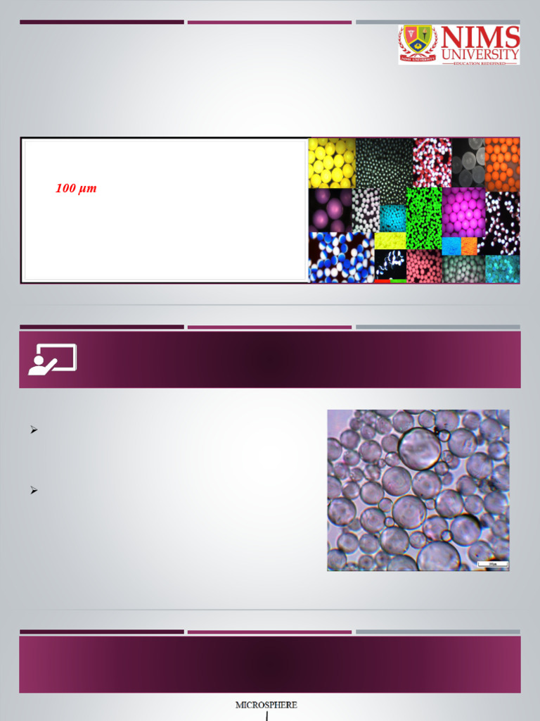 Microsphere Preparation and Evaluations | PDF | Emulsion | Physical ...