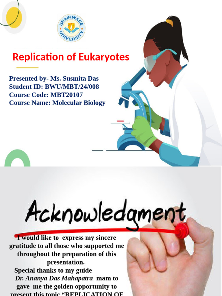 Bwu - MBT - 24 - 008 - MBT20107 - Susmita Das | PDF | Dna Replication | Dna