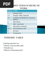 SS1 Chemistry First Term Note | PDF | Mole (Unit) | Chemistry