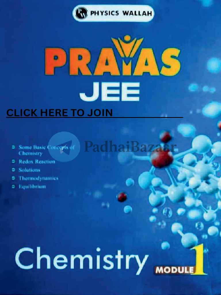 Prayas Jee Module Chemistry 1 (2026) | PDF
