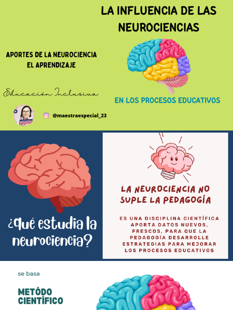 NEUROCIENCIAS | PDF | Cerebro | Aprendizaje