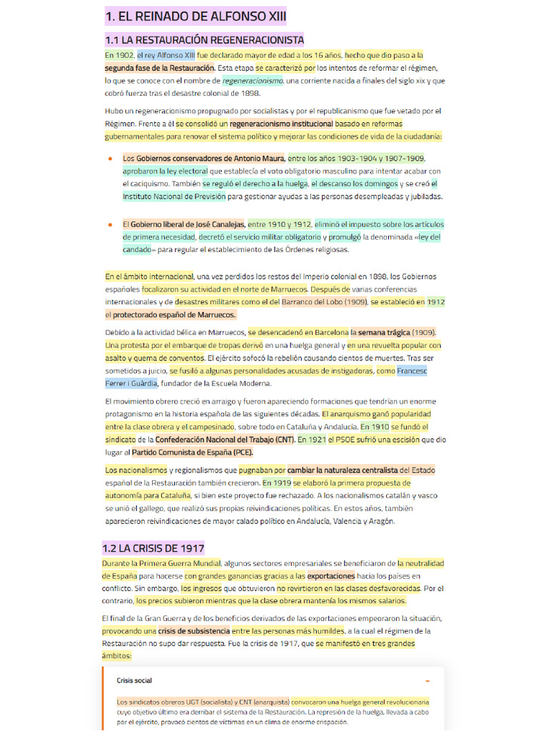 Tema 2 - Subrayado | PDF