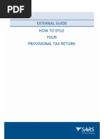 Provisional Tax Return: IRP6 Guide | PDF | Payments | Taxpayer