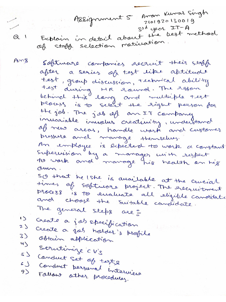 Assignments Btech 3rd Year | PDF