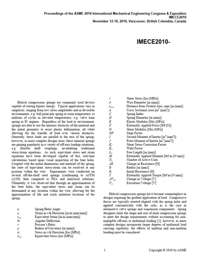 Keller S. and Gordon A. P. 2010 Stress Approximation Technique For ...
