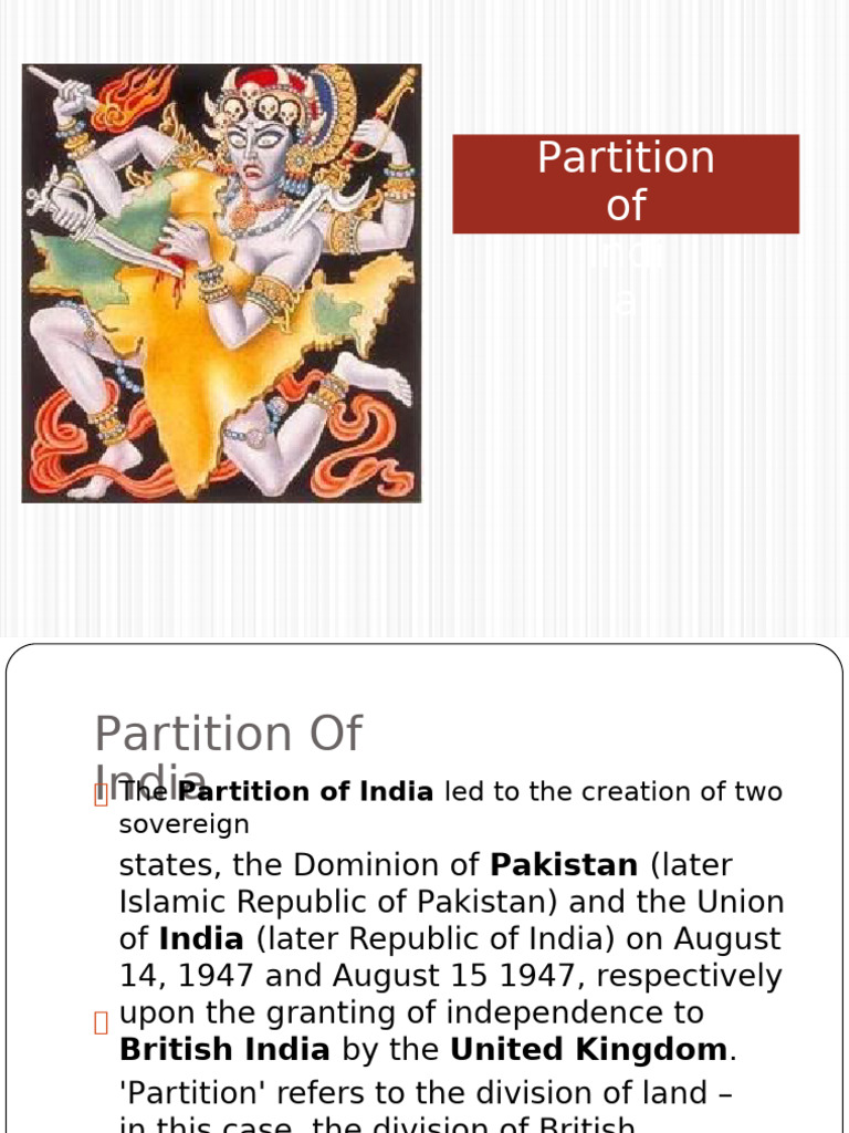 Understanding the Partition of India | PDF | Partition Of India ...