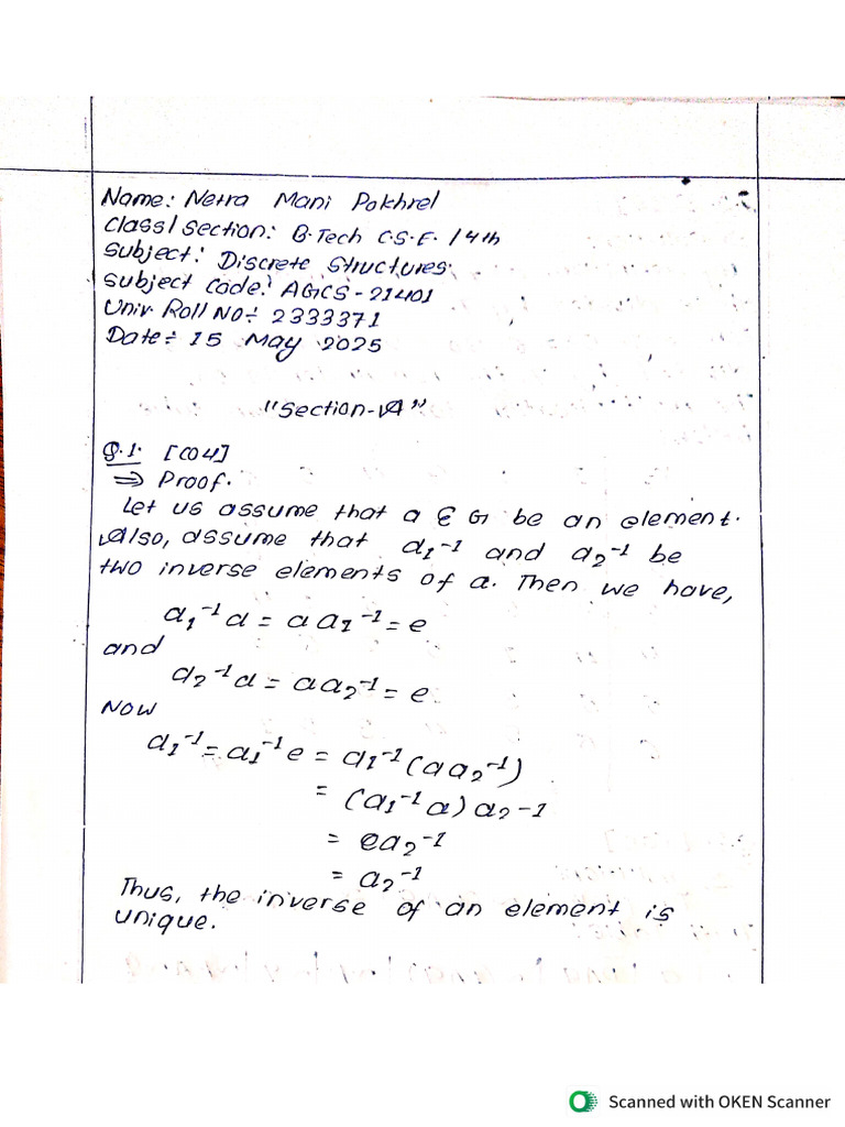 Discrete Structure | PDF