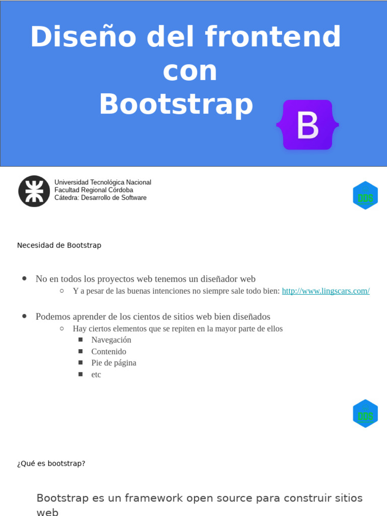 Boostrap | PDF | Bootstrap (marco frontal) | Red mundial