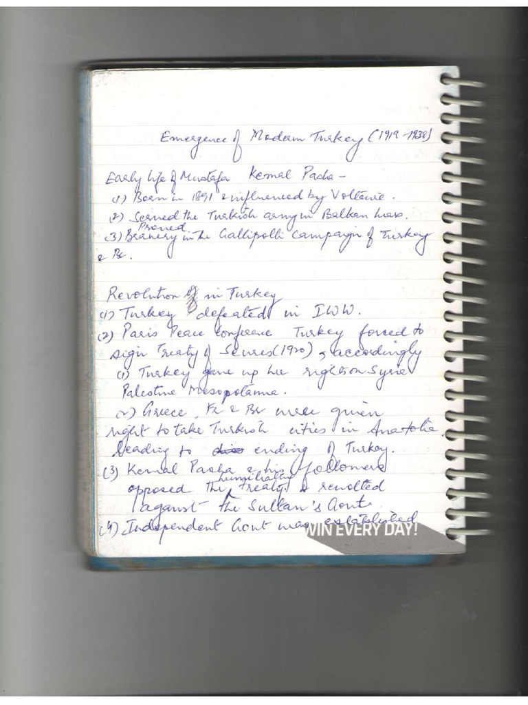 4-Kamal Pasha Modernization of Turkey | PDF