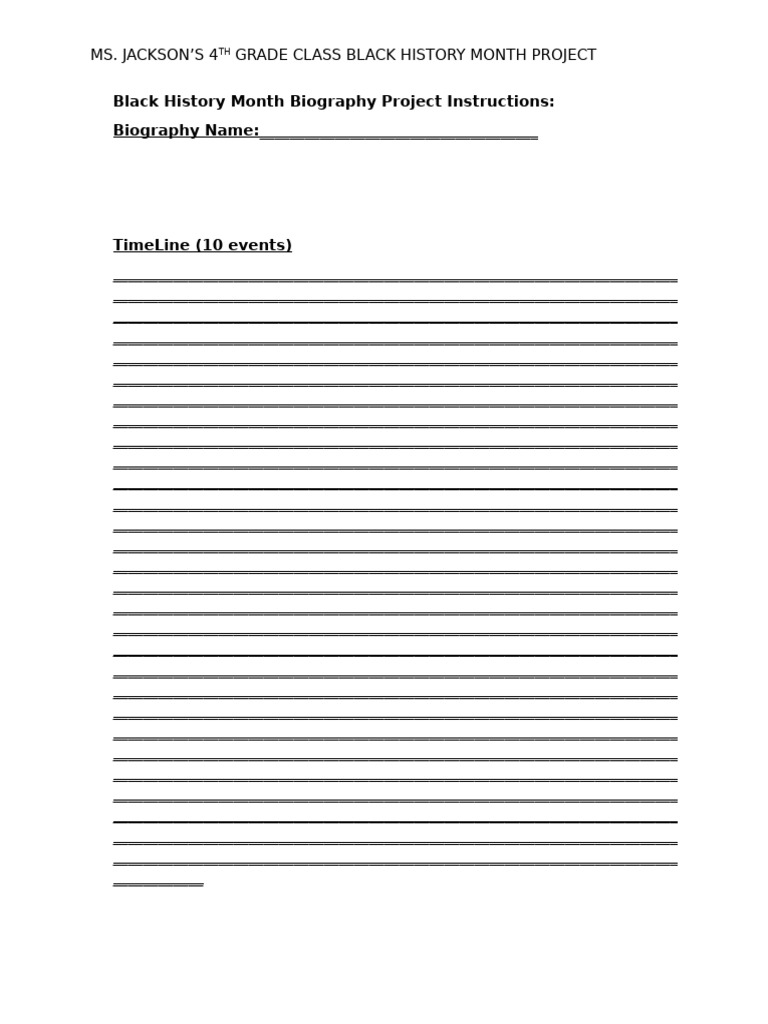 Black History Month Rough Draft | PDF