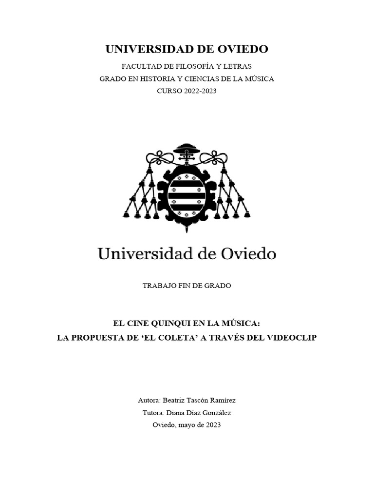 Influencia del cine quinqui en El Coleta | PDF | España franquista | España